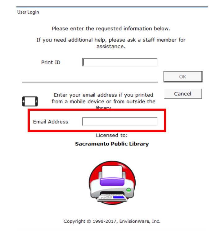 Printing | Sacramento Public Library