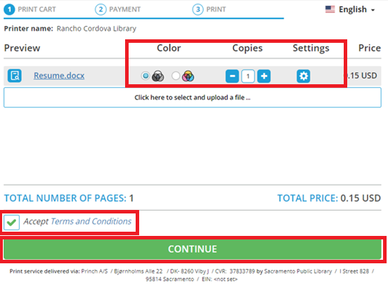 Printing | Sacramento Public Library